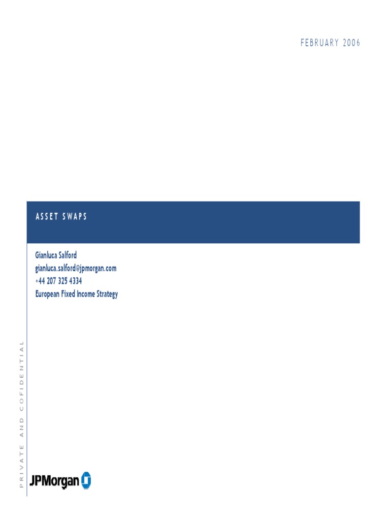 Asset Swap Pdf Pdf Swap Finance Bond Duration