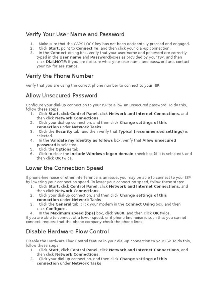 Your User Name and Password | PDF | Network Architecture | Internet ...