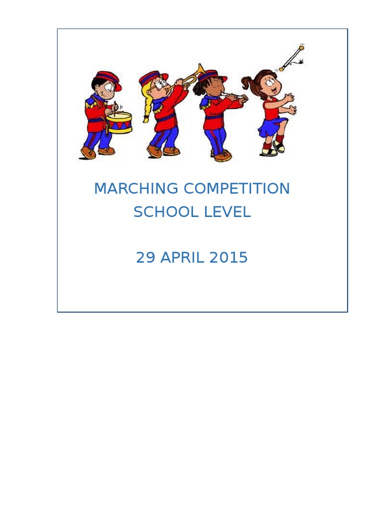 School Level Marching Competition 2015 | PDF