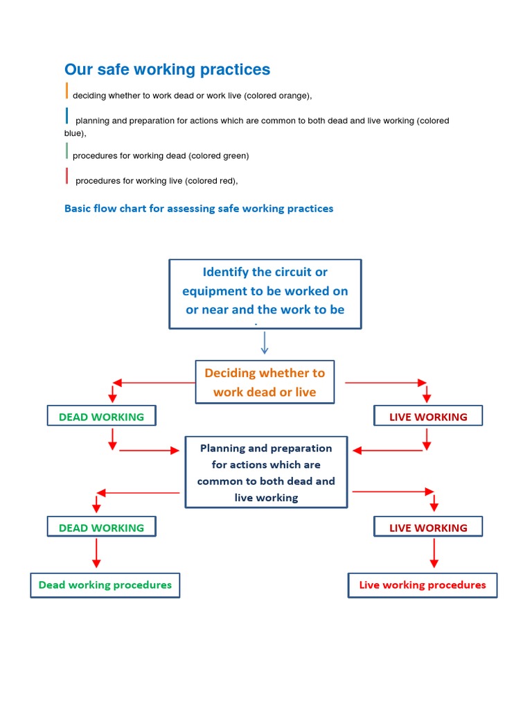Safe Working Practices Guide | PDF