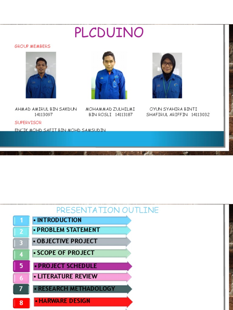 Contoh Slide Proposal Projek PLCDuino | PDF | Programmable Logic ...