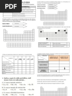 Actividades Sobre Tabla Periódica | Elementos químicos | Tabla periódica