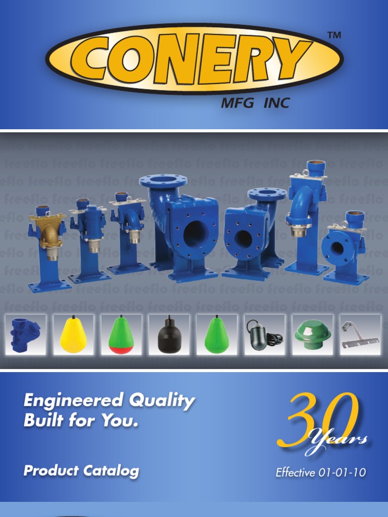 Conery MFG Inc Product Catalog 2010 | PDF | Switch | Mercury (Element)