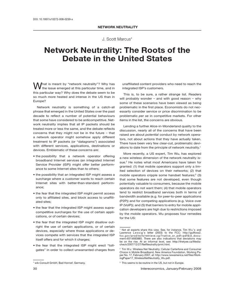 Neutr and More | PDF | Net Neutrality | Price Discrimination