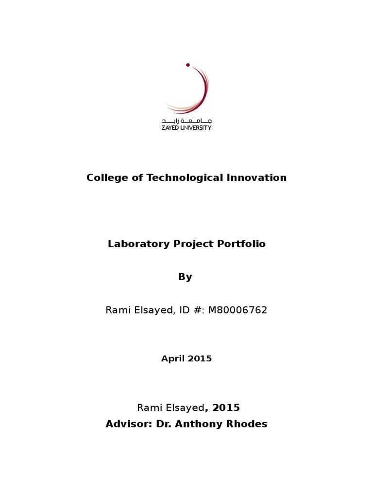 Lab Project Portfolio Report | PDF | Http Cookie | Usb Flash Drive