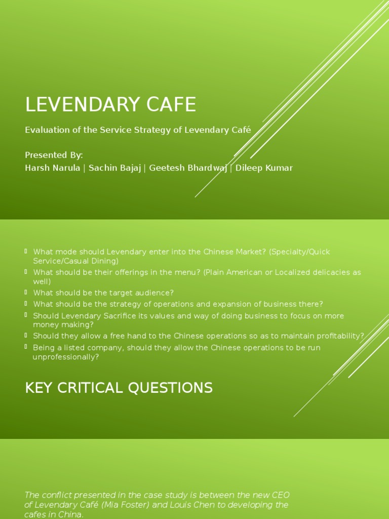 Levendary Cafe | PDF