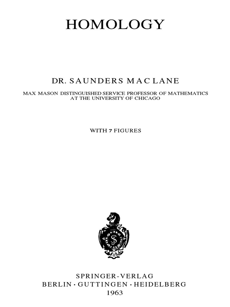 Maclane Homology | PDF | Module (Mathematics) | Ring (Mathematics)