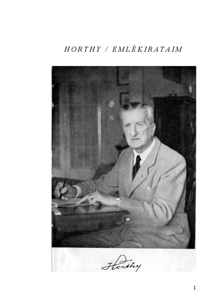 Emlékirataim Horthy | PDF