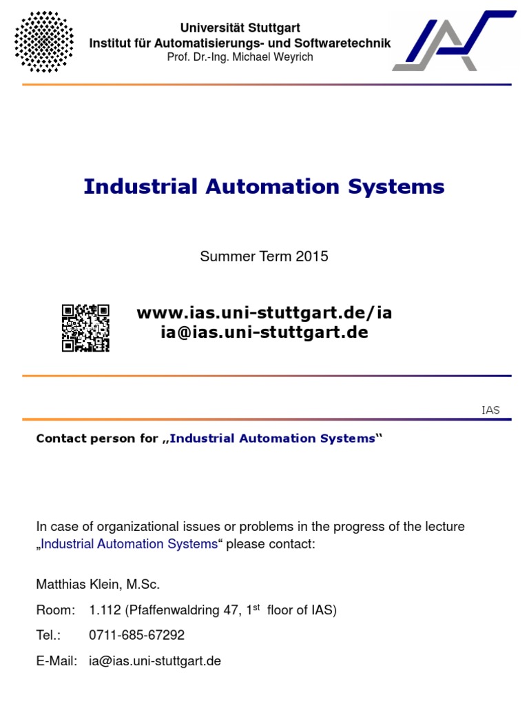 Industrial Automation | PDF | Programmable Logic Controller | Real Time ...