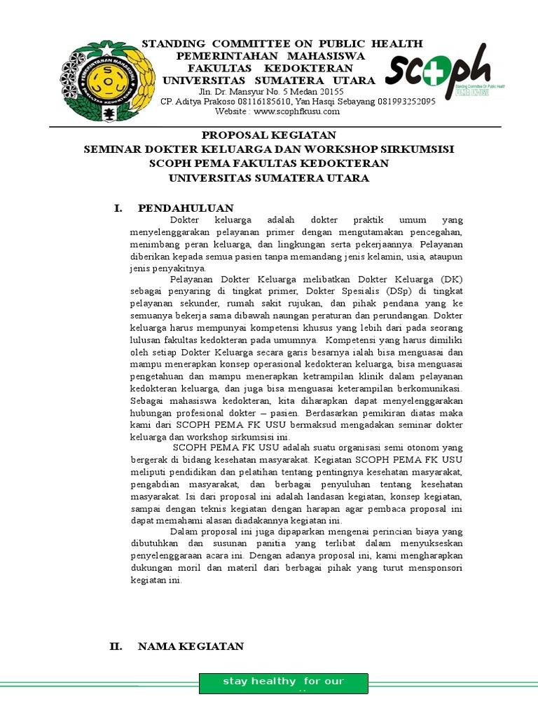 Proposal Scoph 2014 | PDF