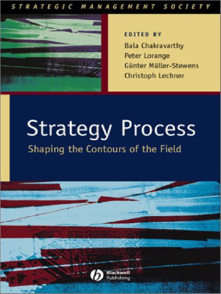 Strategy Process Shaping The Contours of The Field (Strategic ...