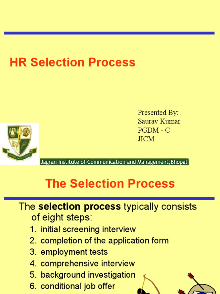 Selection Process | PDF | Background Check | Validity (Statistics)