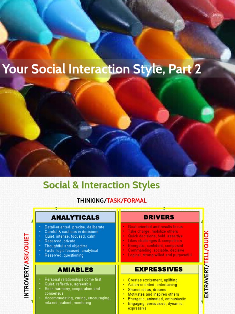 Social Interaction Styles Guide | PDF