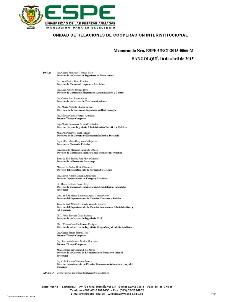 Intercambio Estudiantil Pdf Pdf Universidad Academia