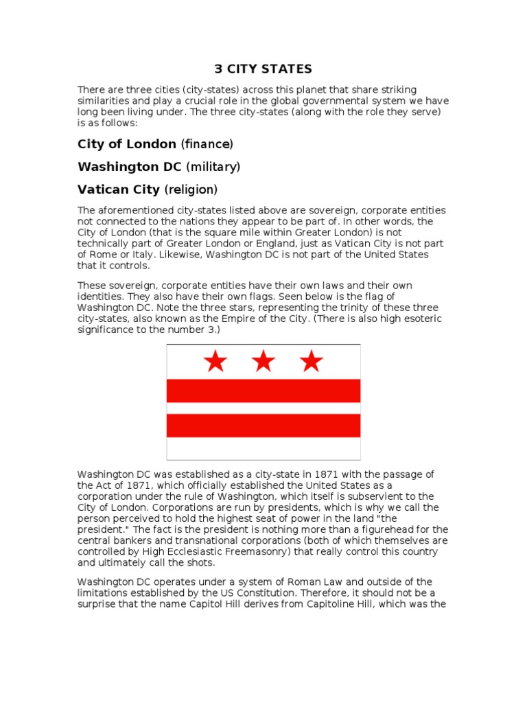 The 3 City States | PDF