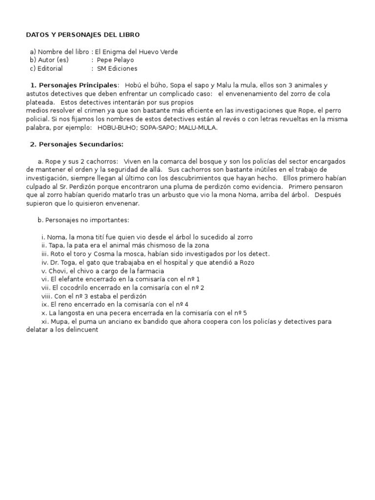 El Enigma Del Huevo Verde | PDF | Pollo | Huevo