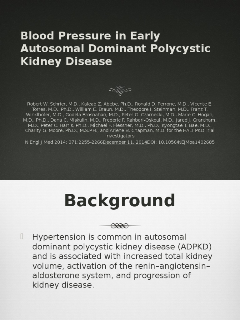 ADPKD | PDF | Renal Function | Chronic Kidney Disease