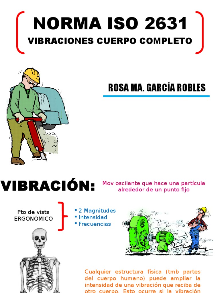 Normativa ISO 2631 sobre Vibraciones Corporales | PDF | Ciencia y ...
