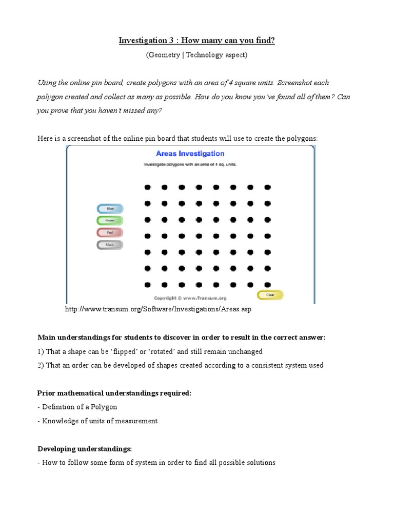 Geometry Challenge for Students | PDF