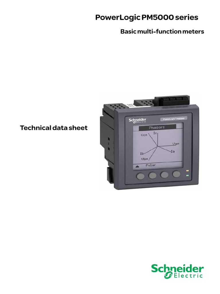 PowerLogic PM5000 Series | PDF