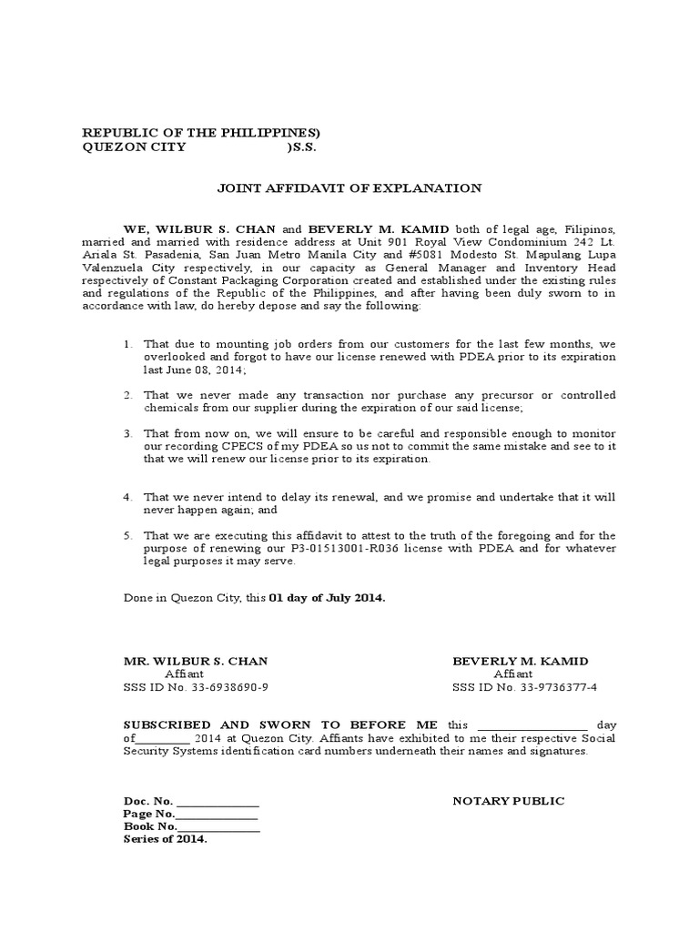 PDEA Docs | PDF | Affidavit | Metro Manila