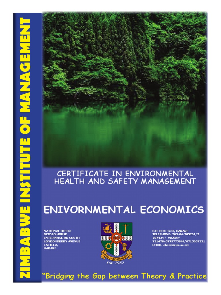 1 Environmental Economics | PDF | Demand | Supply (Economics)