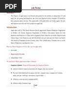 Job Portal Data Flow Diagram | PDF | Résumé | Employment
