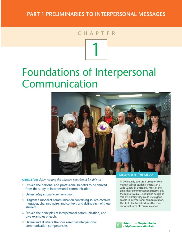 Foundations of Interpersonal Communication | PDF