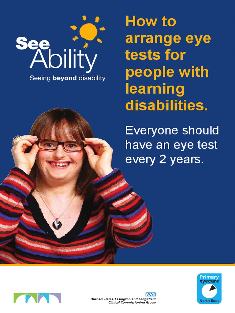 Learning Disability Eye Test Leaflet | PDF | Optometry | Visual System