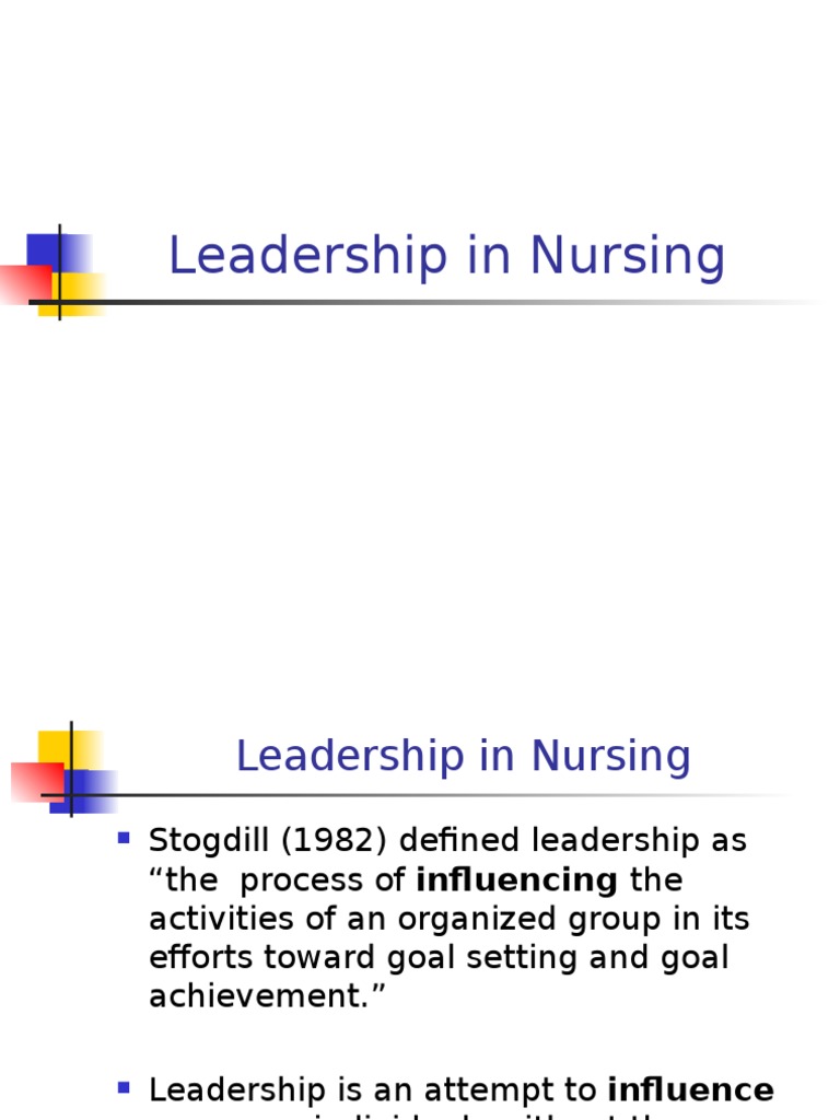 Leadership in Nursing Nursing Administration Ppt | Joint Commission ...