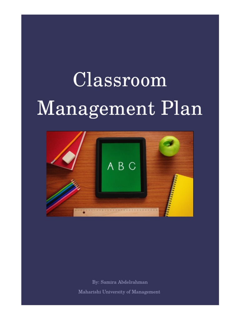 Classroom Management Plan | PDF | Classroom Management | Classroom