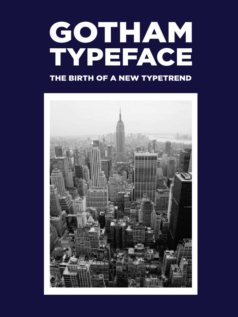 Gotham Typeface | Download Free PDF | Typefaces | Latin Alphabet