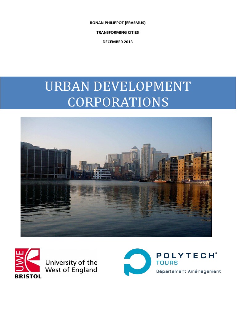 Urban Development Corporations-Libre | PDF | Economies | Business