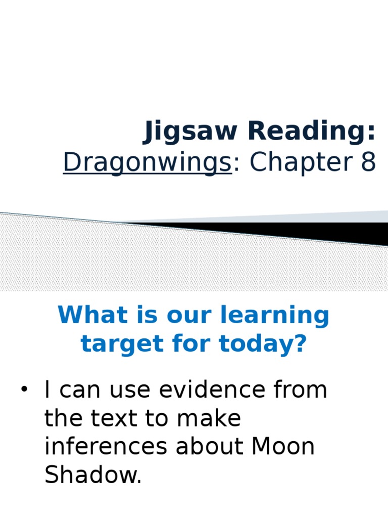 Dragonwings Chapter 8 Jigsaw Activity | PDF | Career & Growth ...