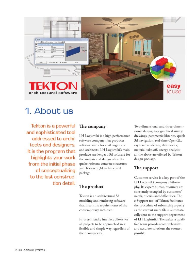 Architectural Program TEKTON | PDF | Rendering (Computer Graphics) | 3 D Modeling