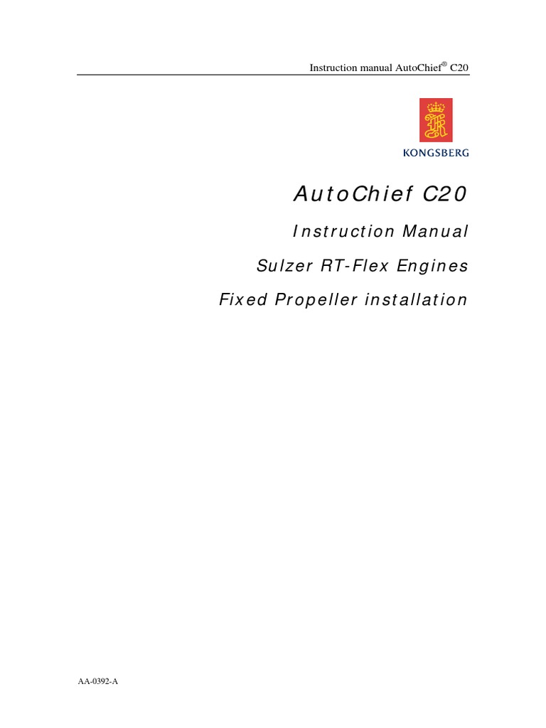 Aa-0392a - Acc20 Sulzer Rt-Flex Instruction Manual | PDF | Manual ...