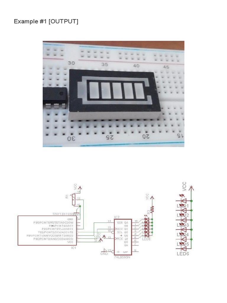 ATtiny Examples For Programing | PDF | Subroutine | Electronic Circuits