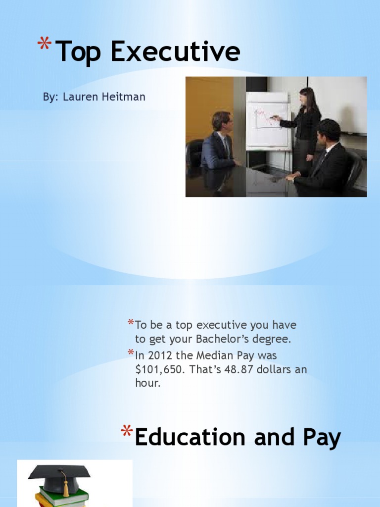 Top Executive Career Overview and Outlook | PDF | Business