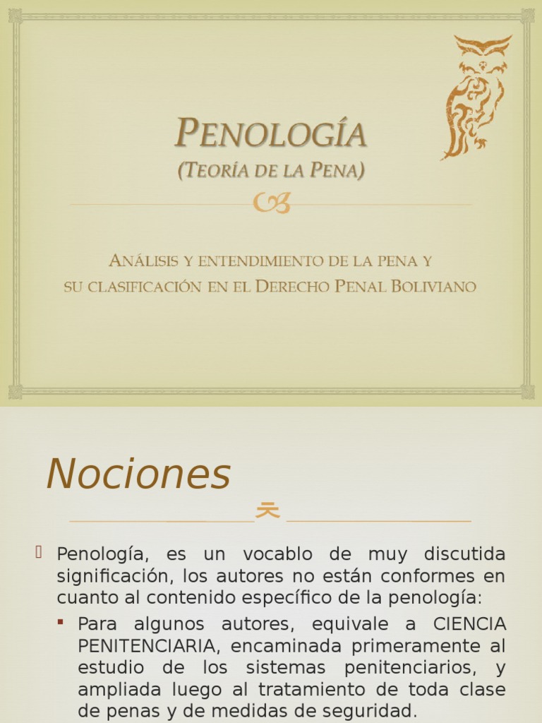 Penologia Criminalistica | PDF | Castigos | Criminología