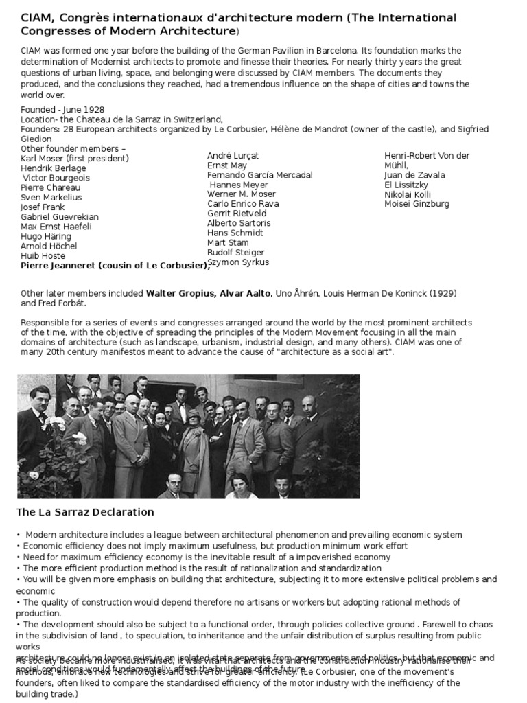 CIAM | Download Free PDF | Architectural Design | Architecture