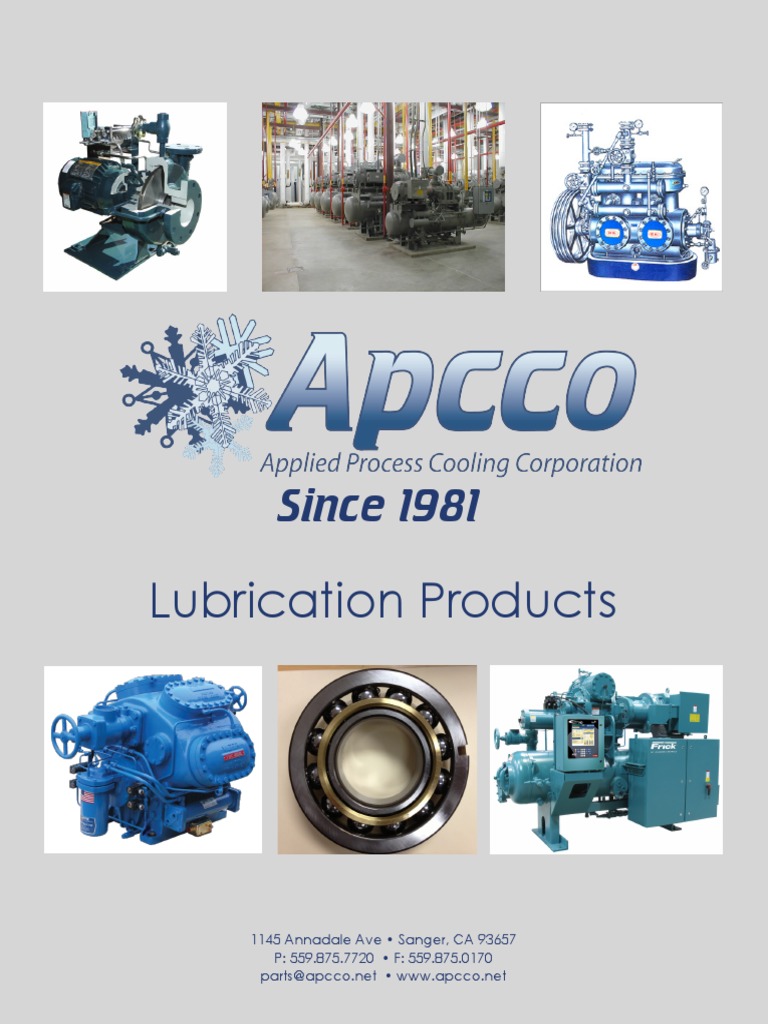 APCCO Lubrication | PDF | Viscosity | Motor Oil