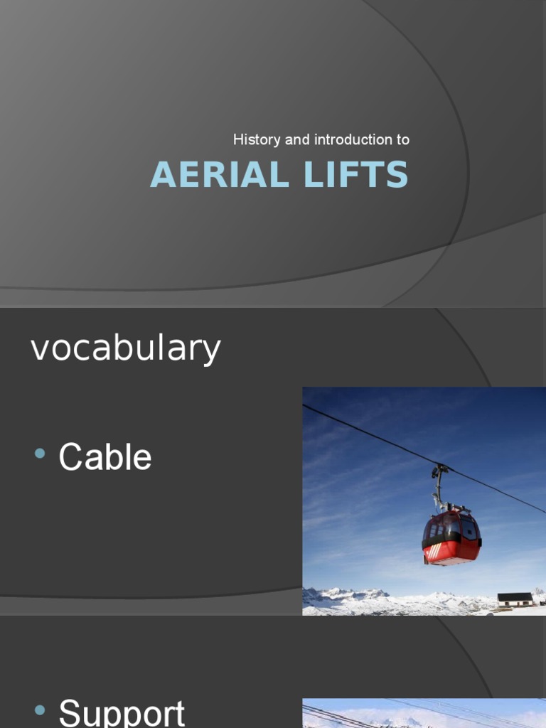 Aerial Lifts: History and Introduction To | PDF | Art