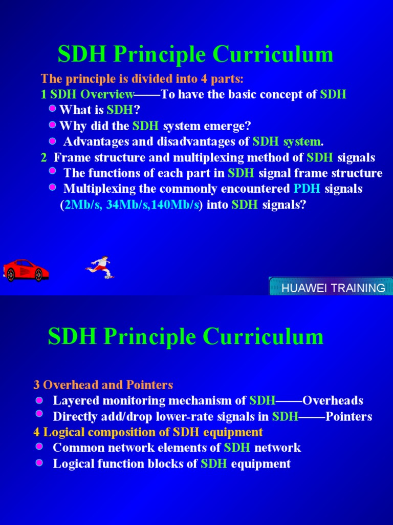 SDH Principle Curriculum: The Principle Is Divided Into 4 Parts | PDF | Data Transmission ...