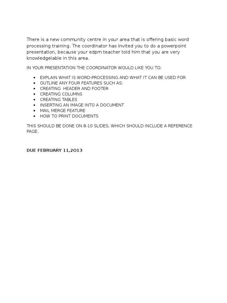 Sba Powerpoint Assignment | PDF