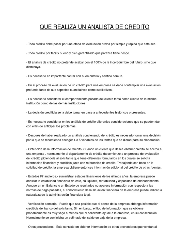 Funciones y Análisis del Crédito | PDF | Bancos | Toma de decisiones