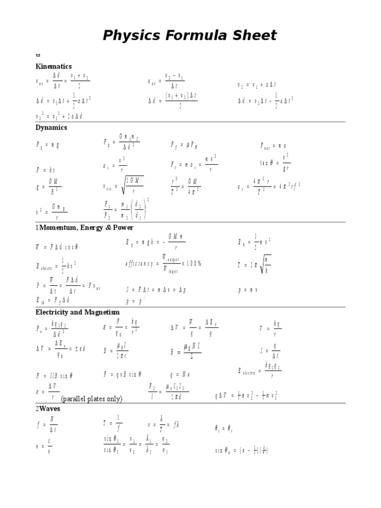 Principal Constants and Physical Data | PDF | Mass | Electron