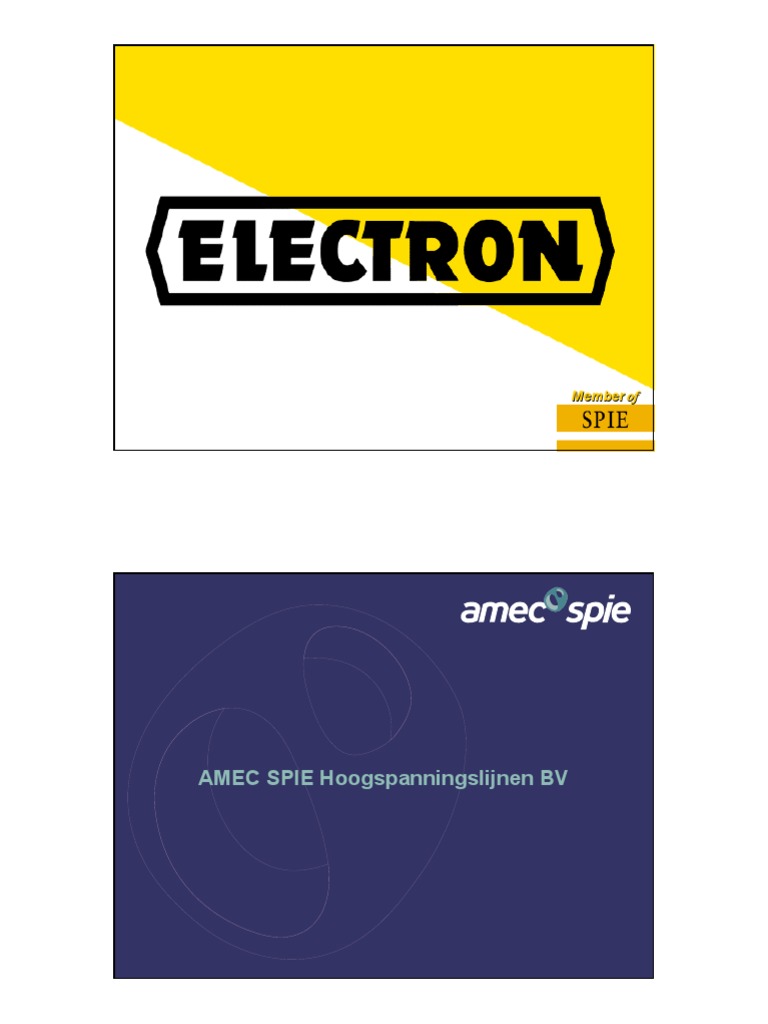AMEC SPIE ERS Presentation | PDF | Insulator (Electricity ...