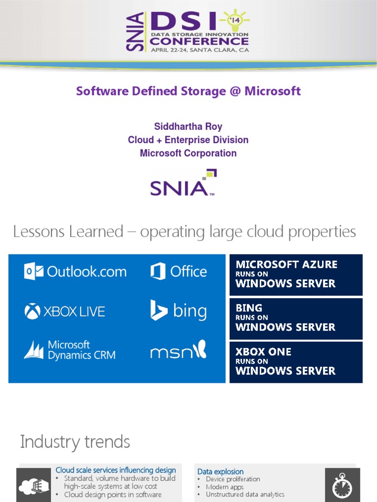 Software Defined Storage | PDF | Hyper V | Cloud Computing