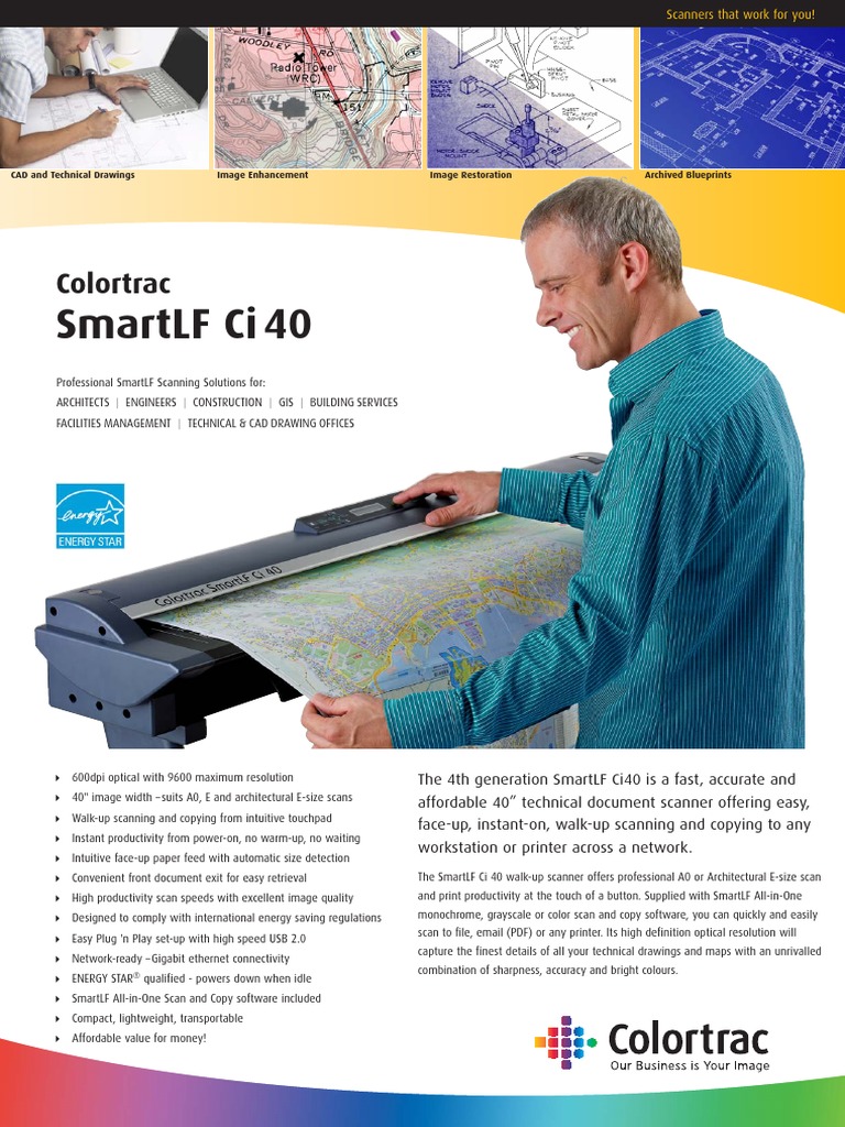 Colortrac Ci40 Lo | PDF | Image Scanner | Image Resolution