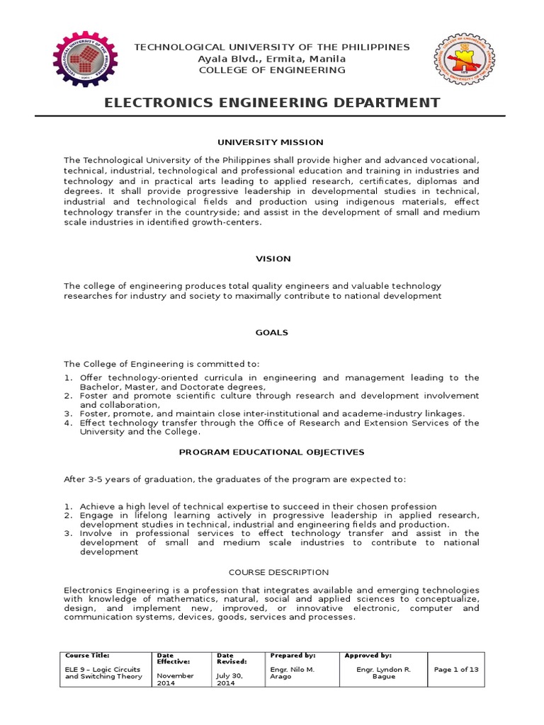 Logic Circuit and Switching Theory | PDF | Logic Gate | Electronic Circuits